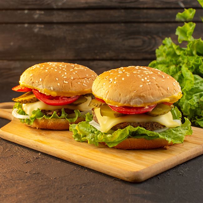 Vegetable Cheese Burger – India At Home